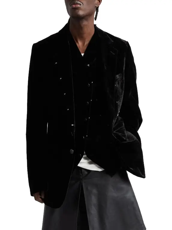 TAKAHIROMIYASHITA THESOLOIST. Velvet Blazer - Black