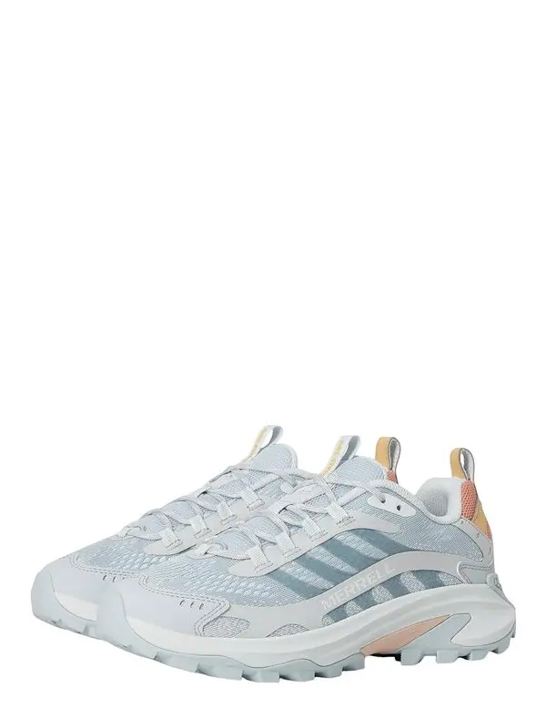 Merrell Moab Speed 2 Low Top Lace Up Athletic Sneakers - Black