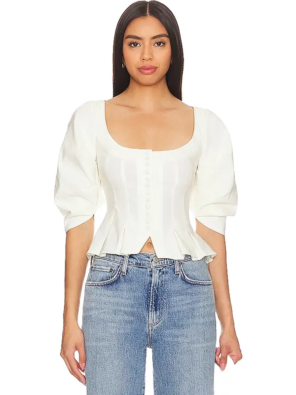 Lpa Sarita Blouse - Coconut Milk