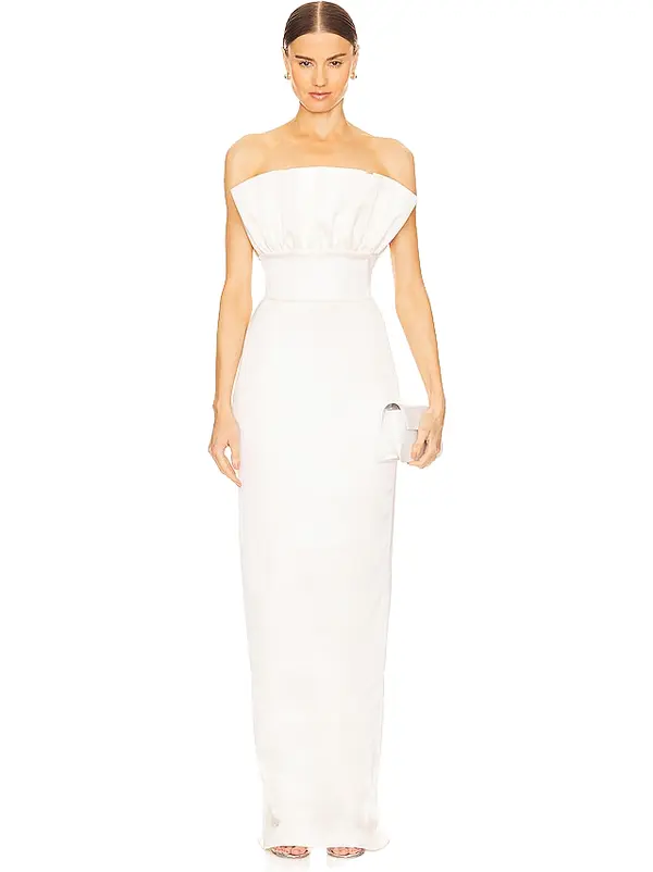 SAU LEE Noah Gown - Ivory