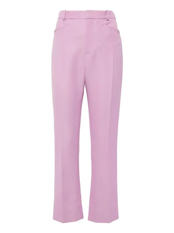 TOM FORD Wool-blend Slim Pants - Pink