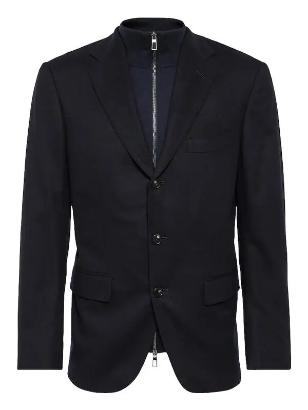 Loro Piana Cashmere Blazer - Blue