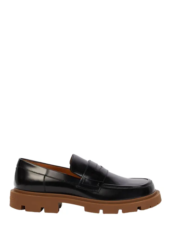 MAISON MARGIELA Ivy Leather Penny Loafers - Black
