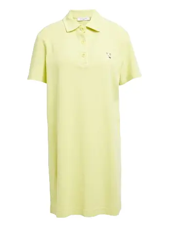 Maison Kitsuné Mini Piqué T-shirt Dress - Yellow