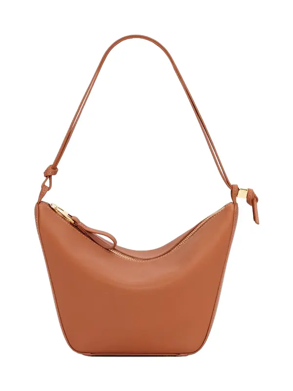 Loewe Hammock Leather Shoulder Bag - Brown