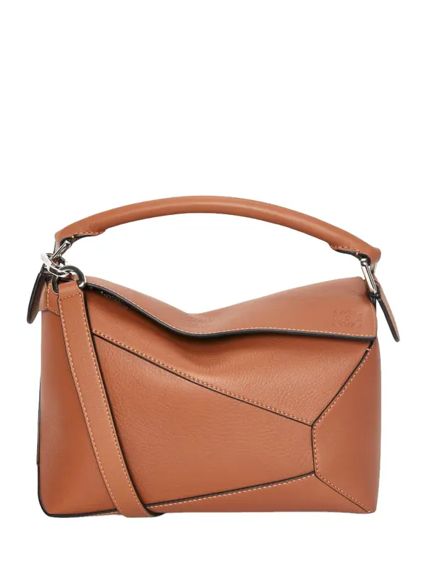Loewe Leather Puzzle Edge Top-handle Bag - Brown
