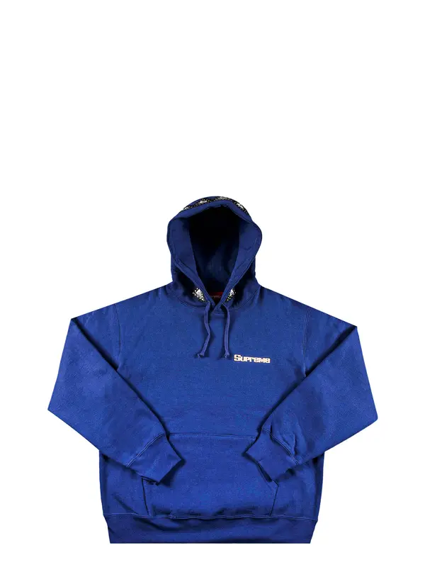 Supreme Pharaoh Studded Hooded Sweatshirt - Blue