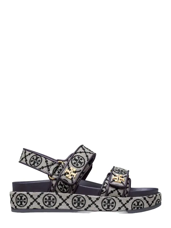 Tory Burch Kira Sport T Monogram Sandals - Blue