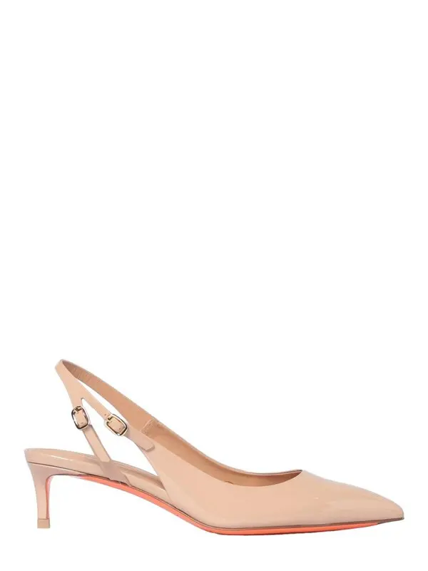 Santoni Slingback Pumps - Beige
