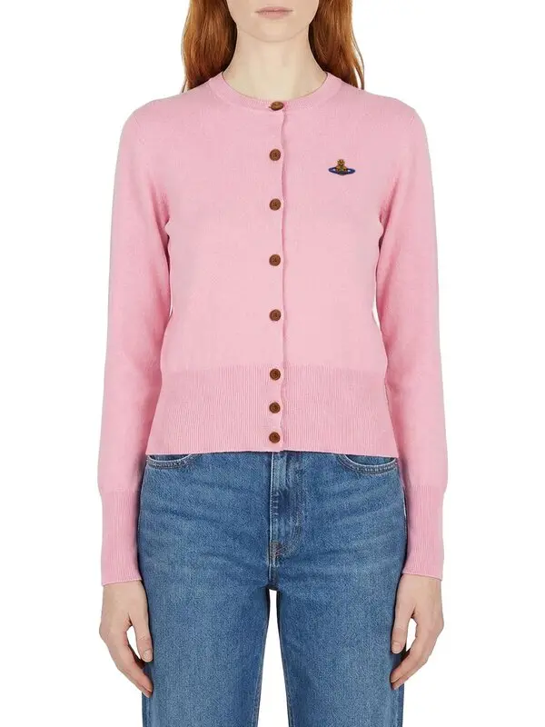 VIVIENNE WESTWOOD Buttoned Knit Sweater - Pink