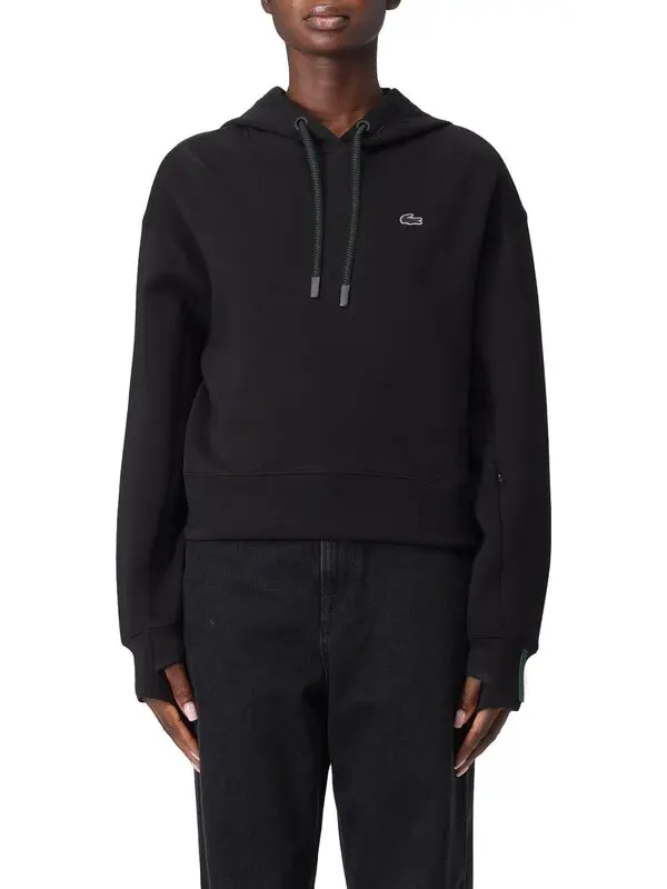 Lacoste Hooded Sweatshirt - Black