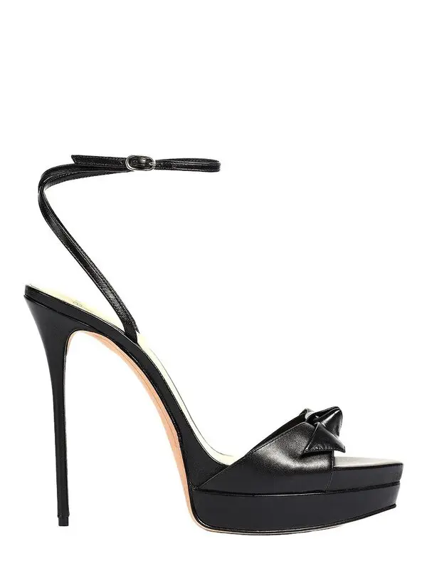 ALEXANDRE BIRMAN Clarita 130 Leather Sandals - Black