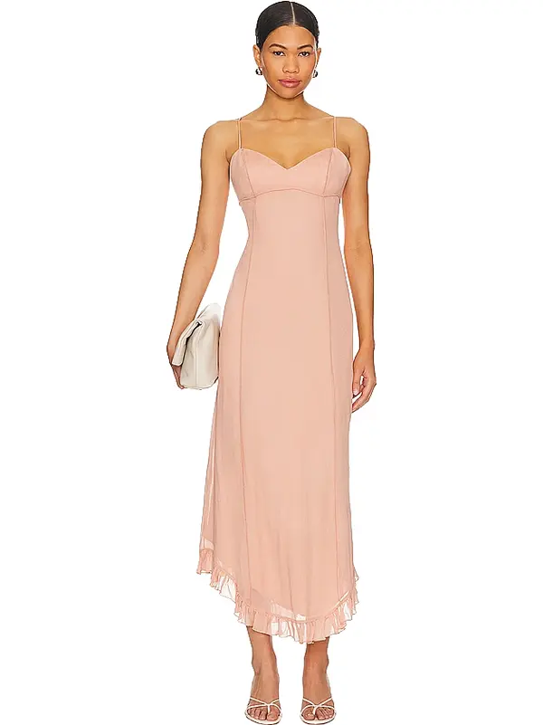 Tularosa Khalani Maxi Dress - Dusty Mauve