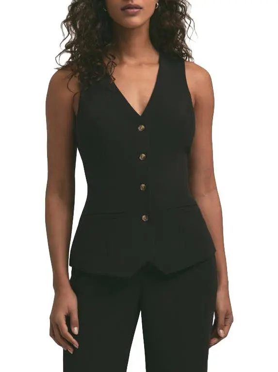 FAVORITE DAUGHTER The Jones Vest - Black