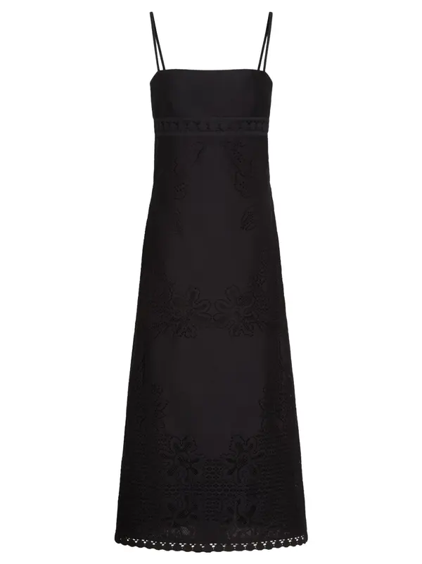 Valentino Garavani Jardin Plat Mini Dress - Black