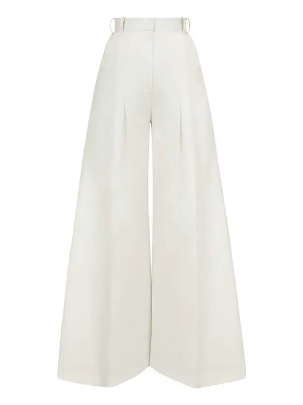 Nina Ricci Tailored Palazzo Trousers - White