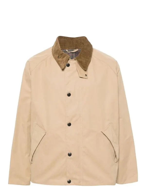 Barbour Gabardine Press-stud Jacket - Neutrals