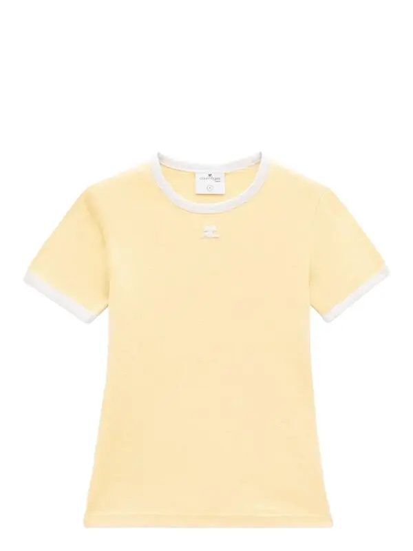 COURREGES Reedition T-shirt - Yellow