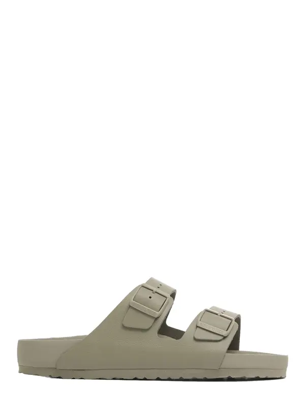 BIRKENSTOCK Arizona Exquisite Leather Sandals - Grey