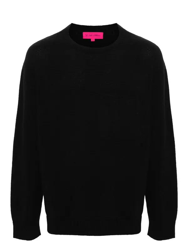 THE ELDER STATESMAN Nimbus Knitted Jumper - Black