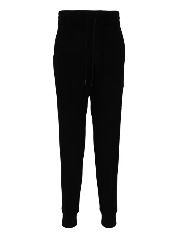 TOM FORD Straight-leg Cotton Track Pants - Black
