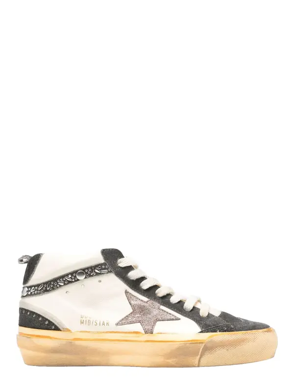 GOLDEN GOOSE Mid Star Mid-top Sneakers - White