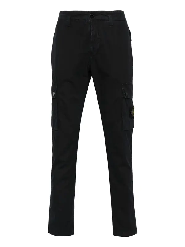 Stone Island Slim-fit Trousers - Blue