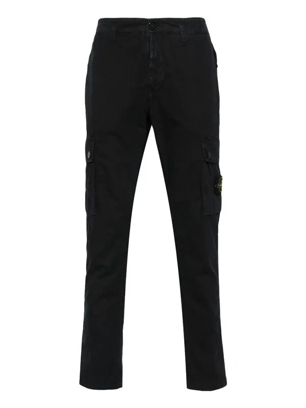 Stone Island Slim-fit Trousers - Blue