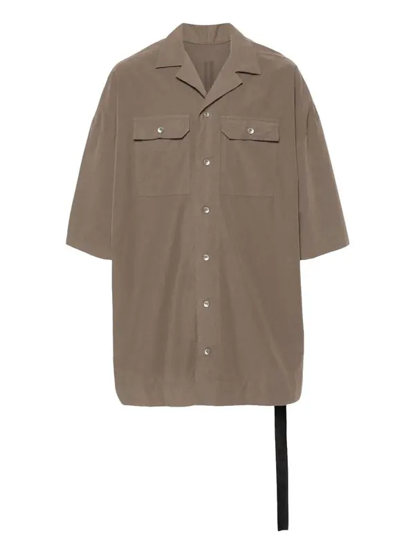 Rick Owens Magnum Tommy Cotton Shirt - Grey