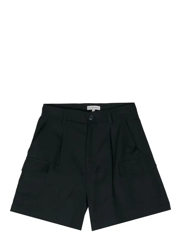 Woolrich High-waist Wide-leg Shorts - Blue