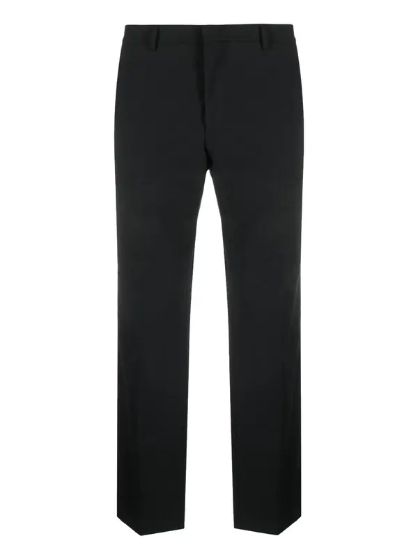 MODES Mid-rise Slim Cut Trousers - Black