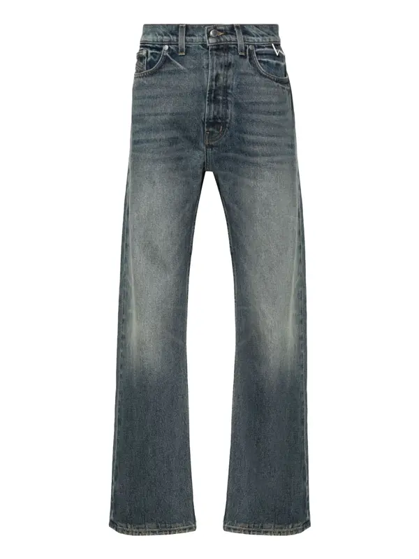 Rhude 90's Straight-leg Jeans - Blue