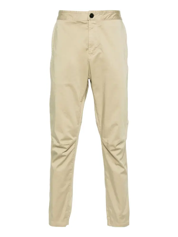 Stone Island Compass Patch Tapered Trousers - Neutrals