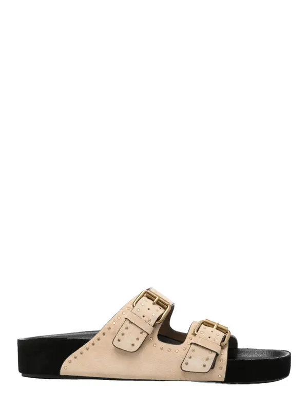 Isabel Marant Lennyo Buckle Sandals - Neutrals