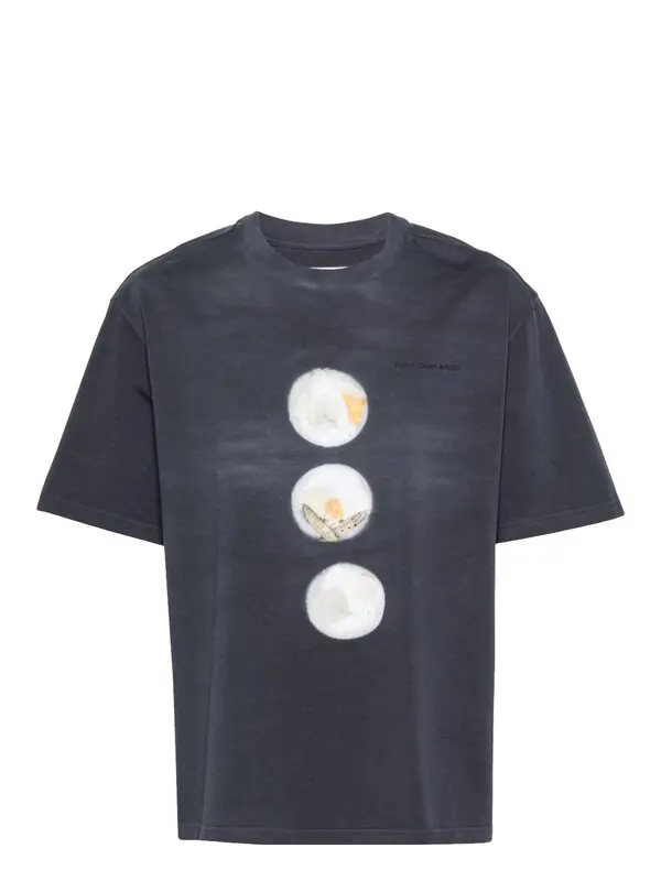 FENG CHEN WANG Photograph-print Cotton T-shirt - Grey