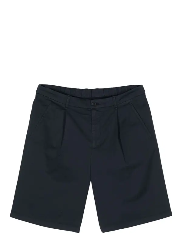 Giorgio Armani Pleat-detail Chino Shorts - Blue