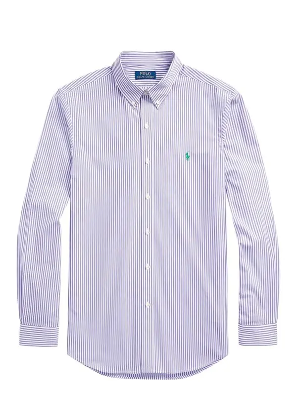 Polo Ralph Lauren Polo Pony-embroidered Striped Shirt - White