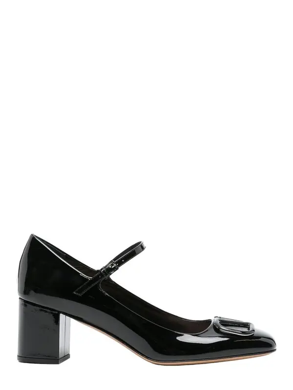 Valentino Garavani Vlogo 60mm Mary Jane Pumps - Black