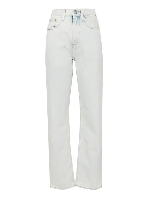 Calvin Klein High-rise Straight-leg Jeans - Blue