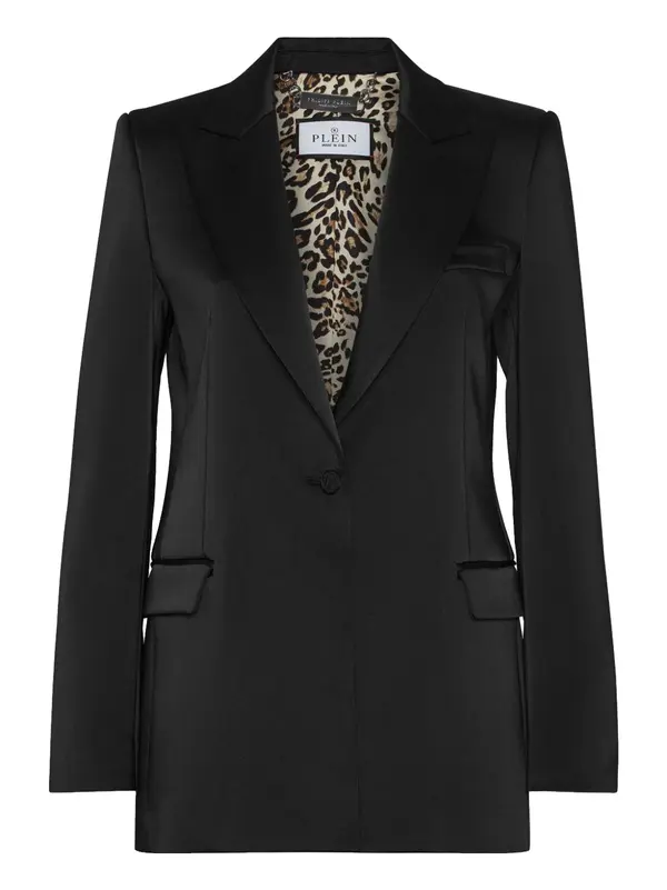 Philipp Plein Crystal-embellished Blazer - Black