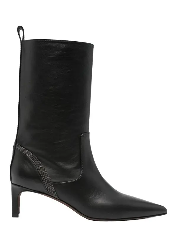 Brunello Cucinelli 70mm Mid-calf Boots - Black