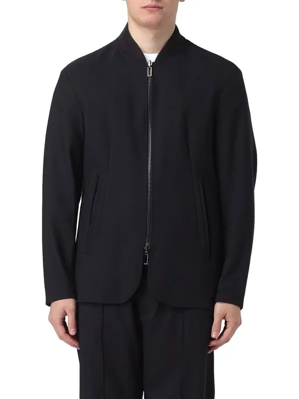 Emporio Armani Zip-up Jacket - Navy