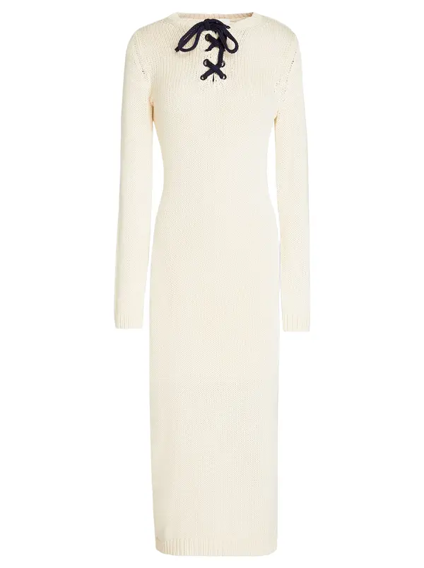 Zimmermann Cotton Midi Dress - Cream