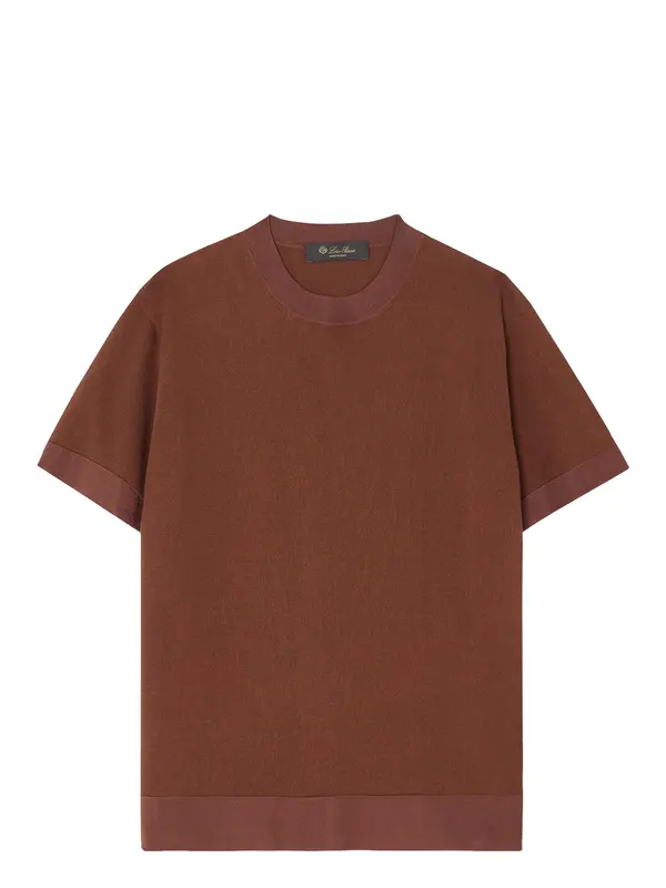 Loro Piana Silk T-shirt - Burgundy