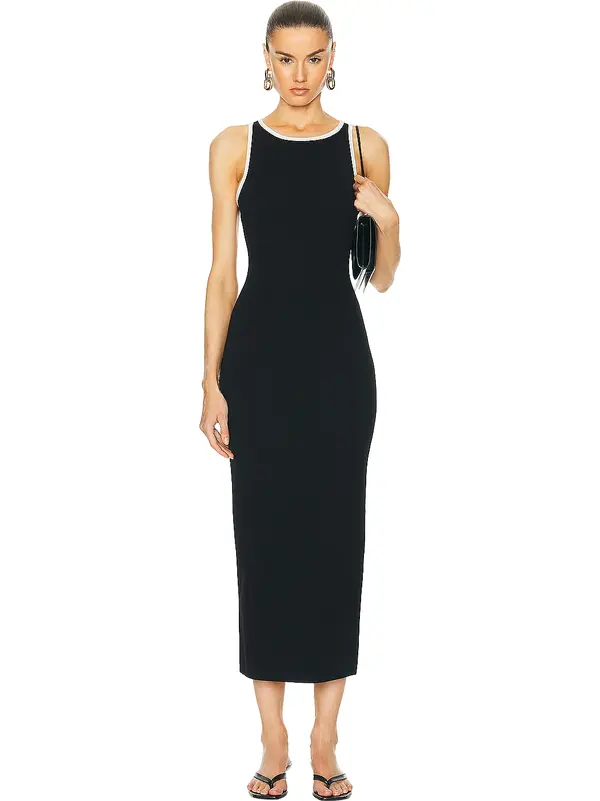 L'academie By Marianna Vespera Midi Dress - Black
