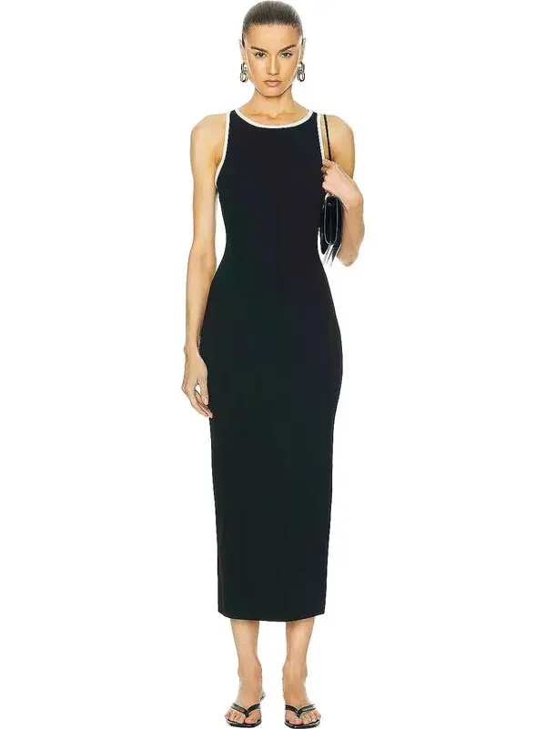 L'academie By Marianna Vespera Midi Dress - Black