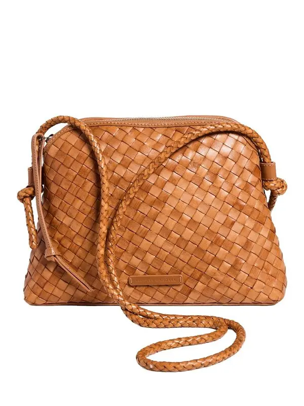 LOEFFLER RANDALL Mallory Woven Crossbody Bag - Timber