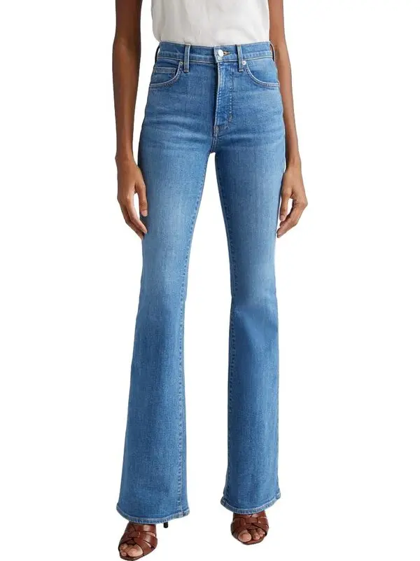 Veronica Beard Beverly High-waist Flare Jeans - Sedona River