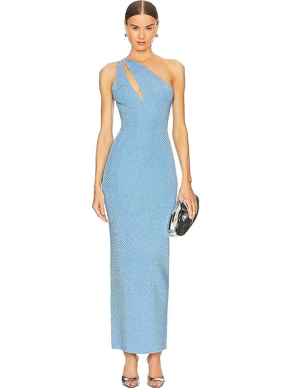 Ronny Kobo Ballari Knit Dress - Cerulean