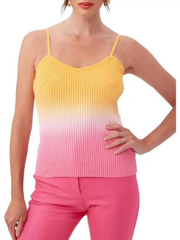 Trina Turk Infusion Cotton Rb-knit Camisole - Multi